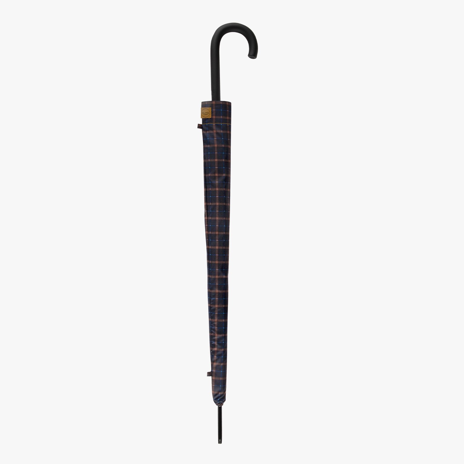Men's Long umbrella blue Bisetti Tartán | CLIMA