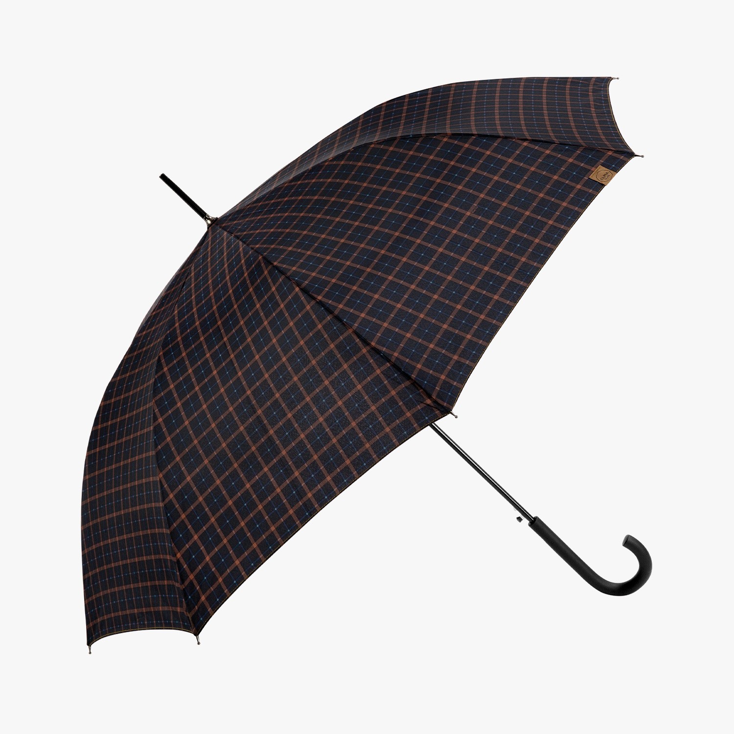 Men's Long umbrella blue Bisetti Tartán | CLIMA