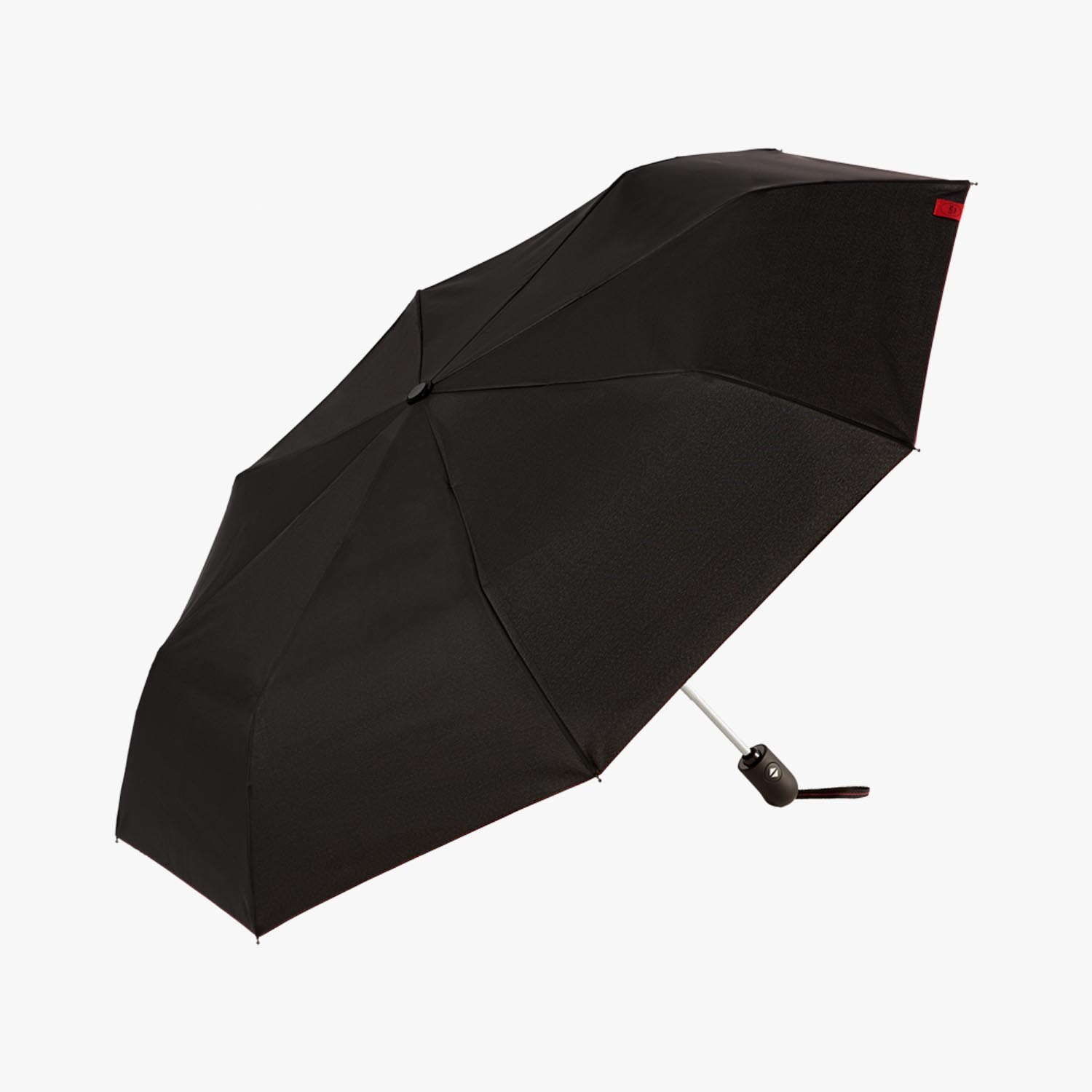 Men's Folding umbrella opens and closes black Bisetti Color Block | CLIMA