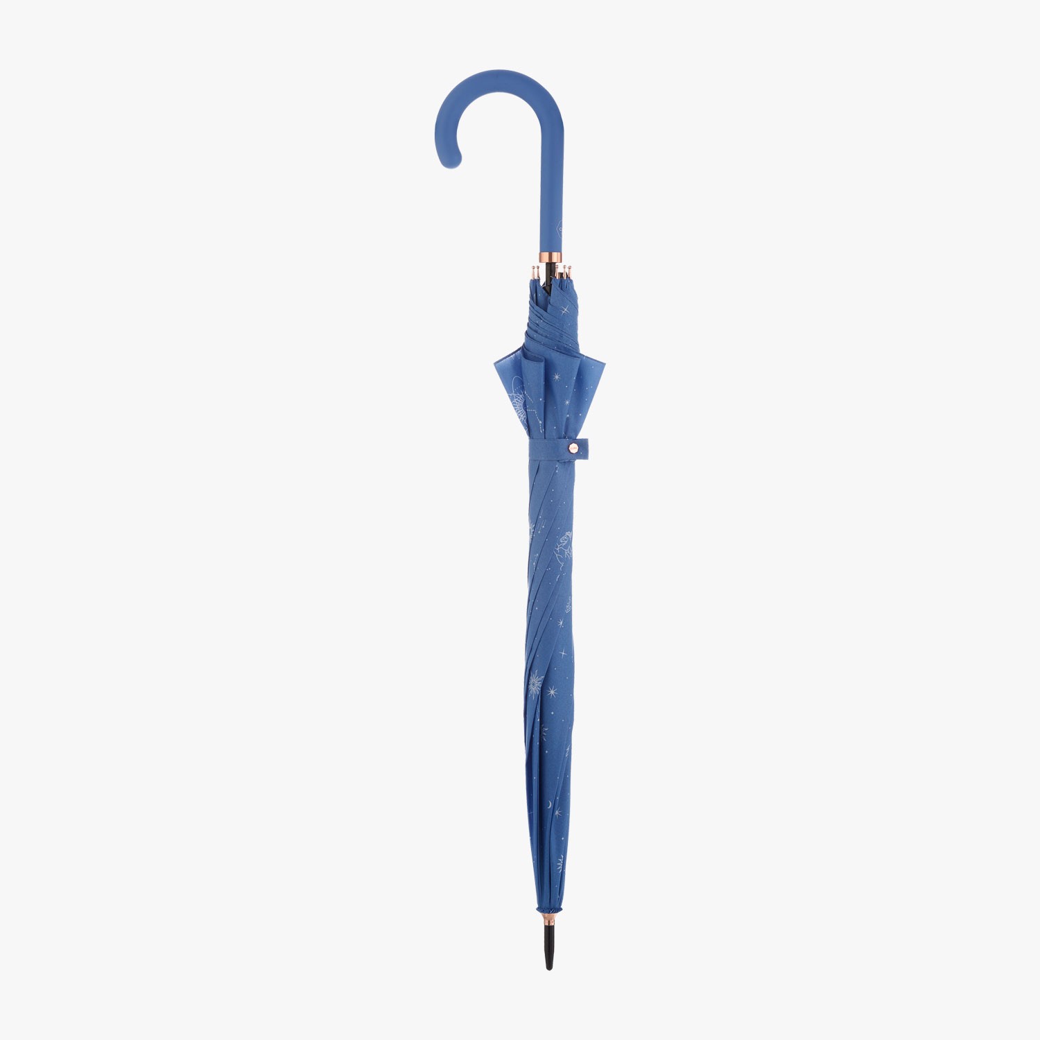 Women's long umbrella blue Bisetti Astrology | CLIMA