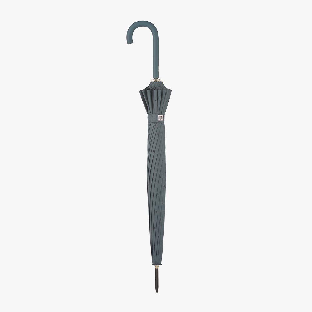 Women's long umbrella grey Bisetti Moon | CLIMA
