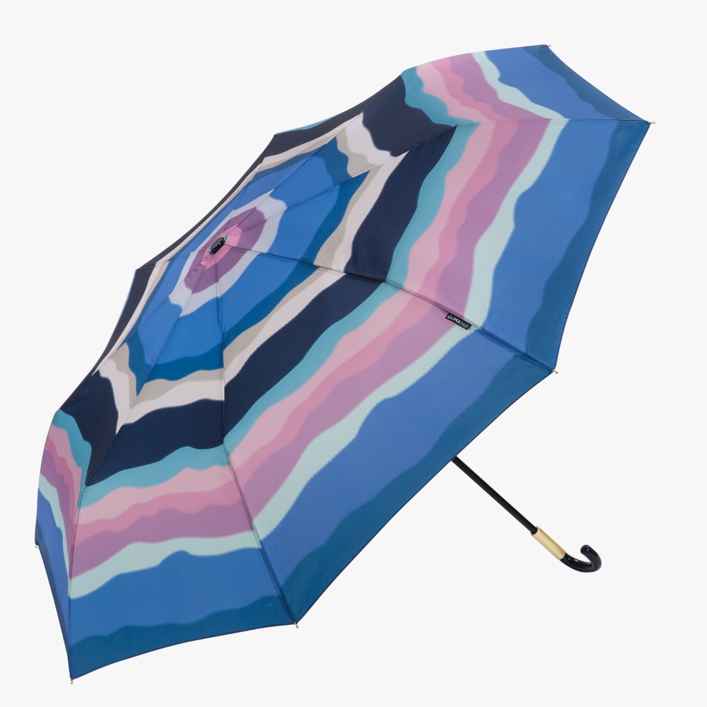 Paraguas plegable manual para mujer azul M&P Serene | CLIMA