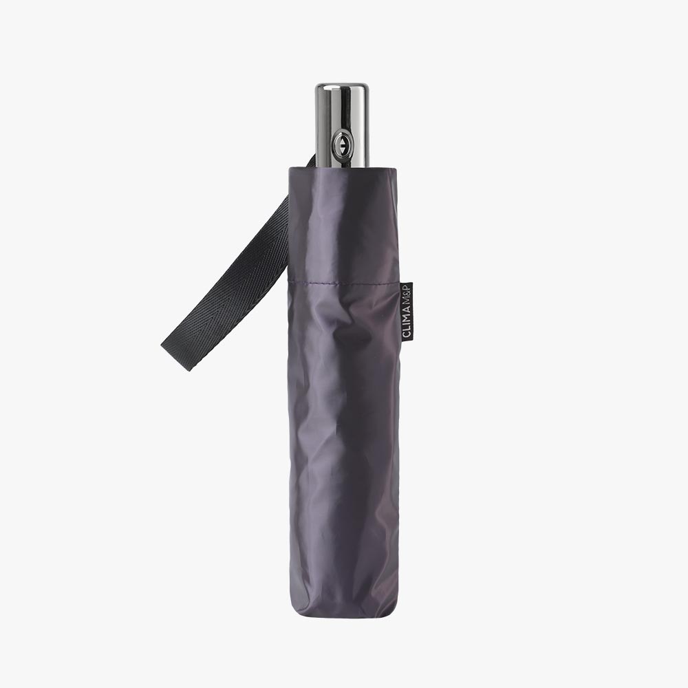 Paraguas plegable para mujer lila M&P Metallize | CLIMA